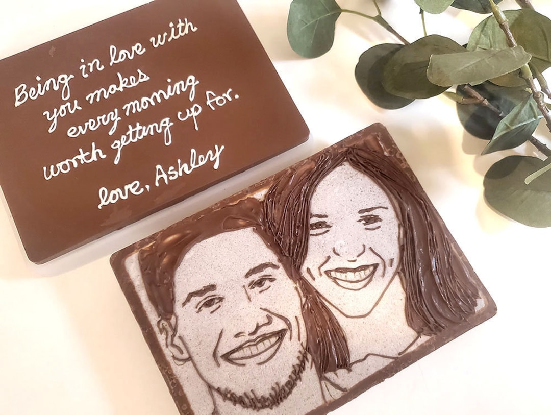 Custom Portrait Chocolate Bar, Personalized Chocolate, Valentine's ...