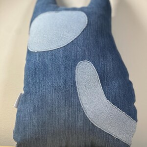 Patches the Cat Upcycled Denim - Etsy