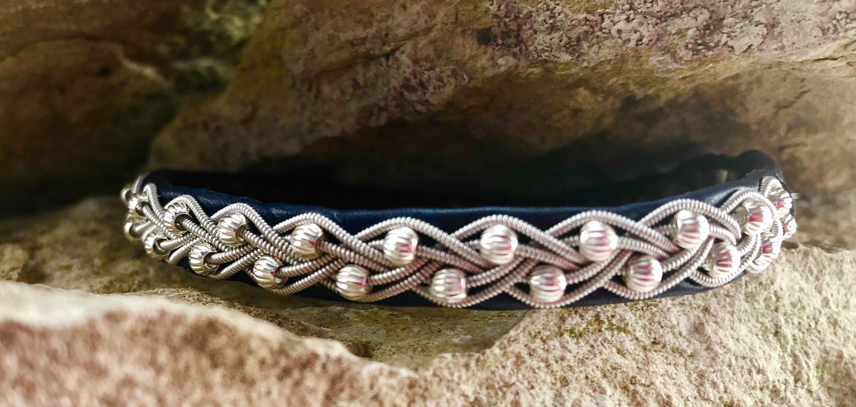 Sámi-inspired Bracelet, Leather Bracelet, Scandinavian Bracelet - Etsy