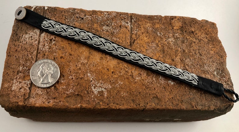 Sámi-inspired Bracelet, Leather Bracelet, Scandinavian Bracelet - Etsy