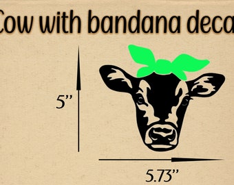 Heifer Car Decal - Etsy