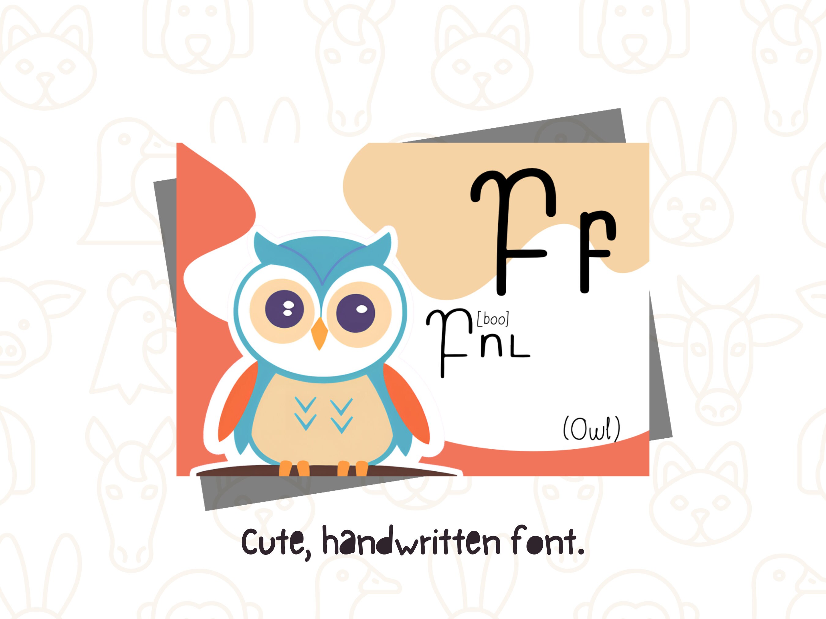 ARMENIAN ALPHABET FLASHCARDS Colorful Animals Armenian Letters ...