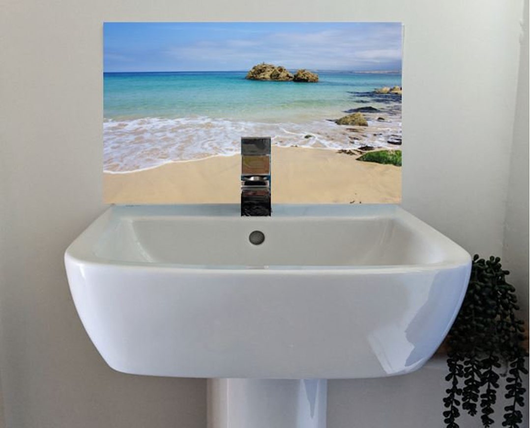 Glass Splashback Bathroom - Etsy