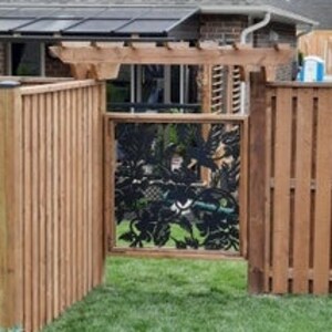 Aluminum Decor Outdoor Decorative Metal Privacy Screens Humming Bird ...