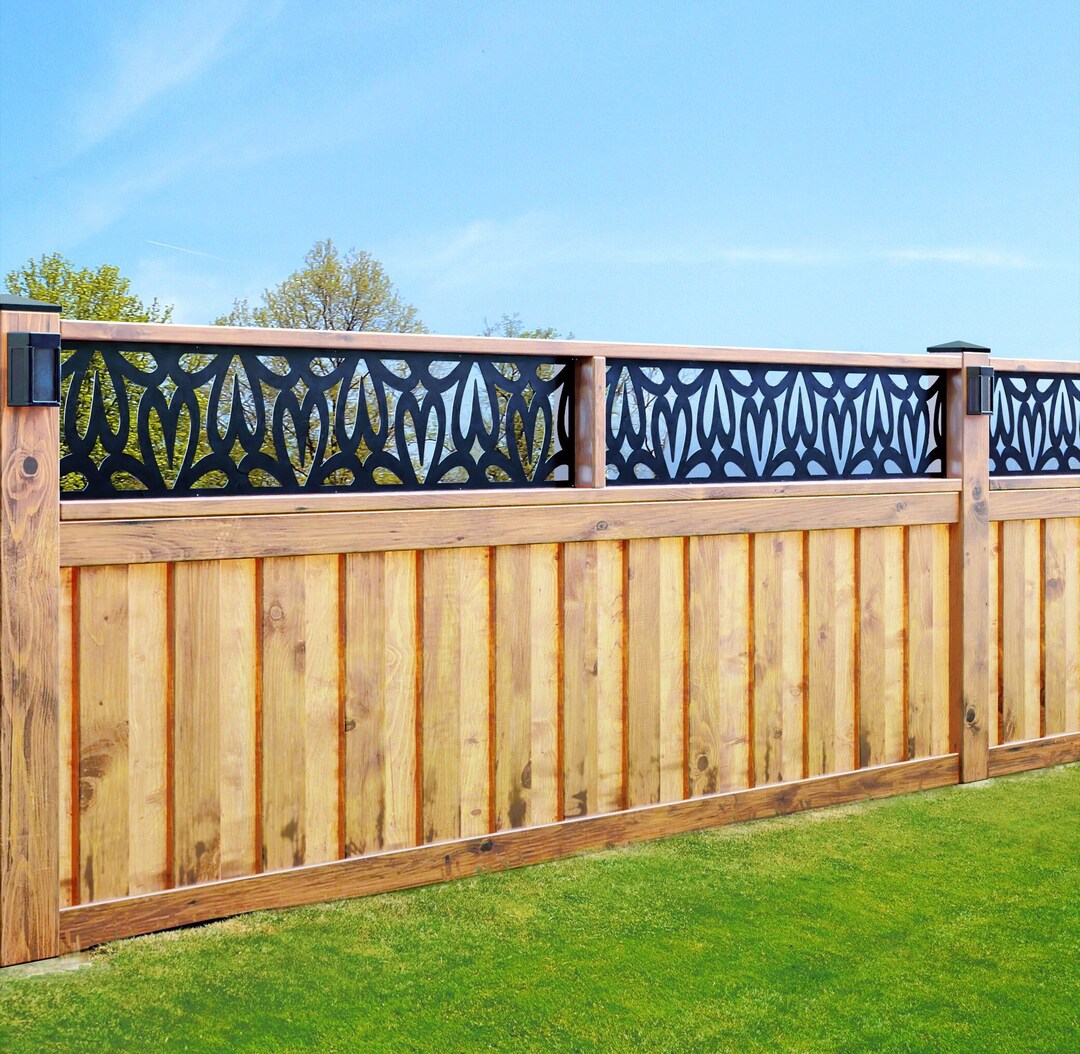 Aluminum Fence Topper Fencing & Trellis, Fence Toppers Metal Decorative ...