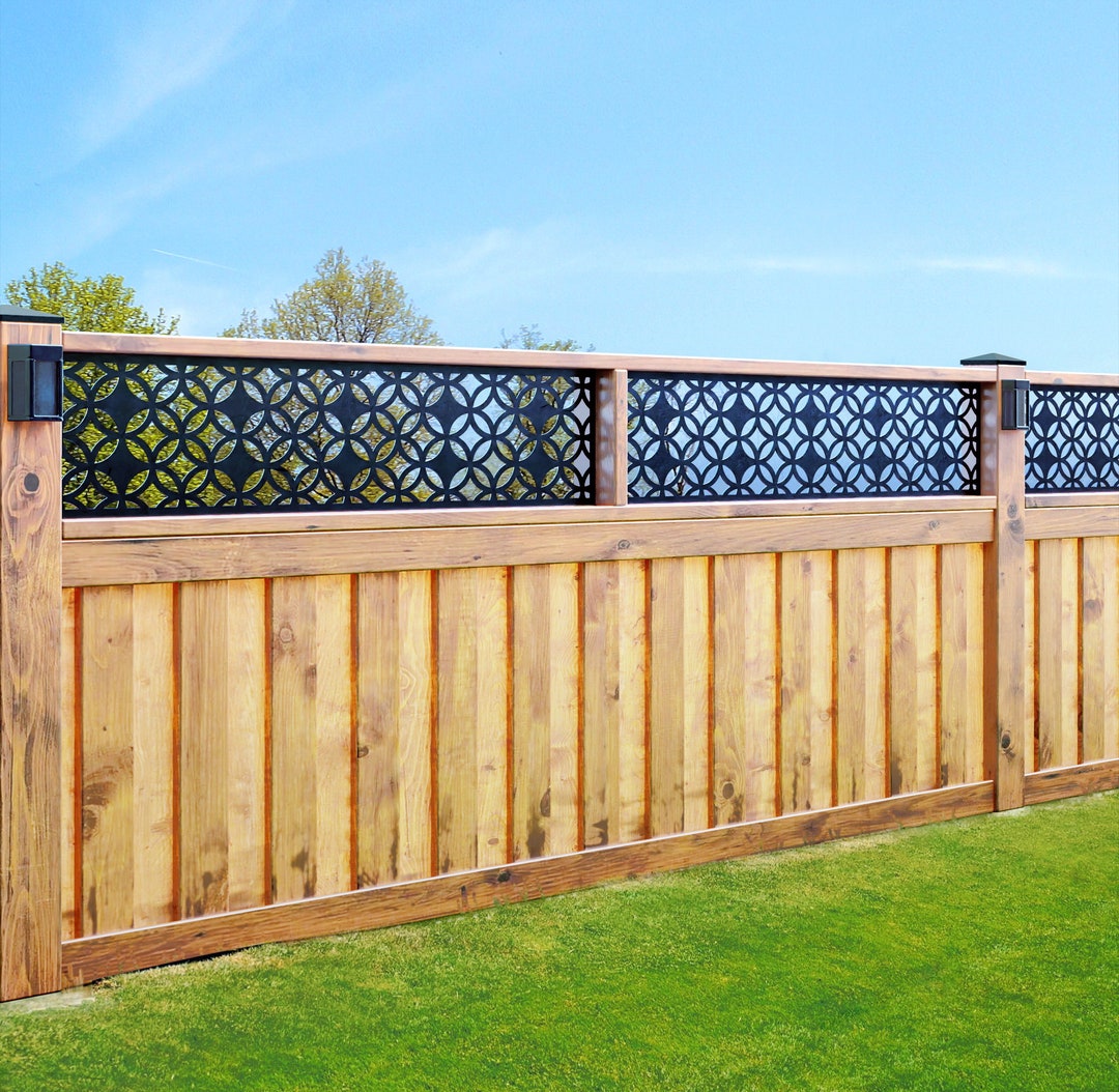 Metal Railing Panel, Balcony, Deck Panel, Fence, Custom Order, Privacy ...