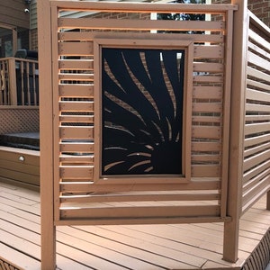 Aluminum Decor Panel Fence Sun Custom Panels / Room Divider / Sun ...