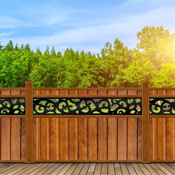 Fence Topper Balcony Panel - Etsy