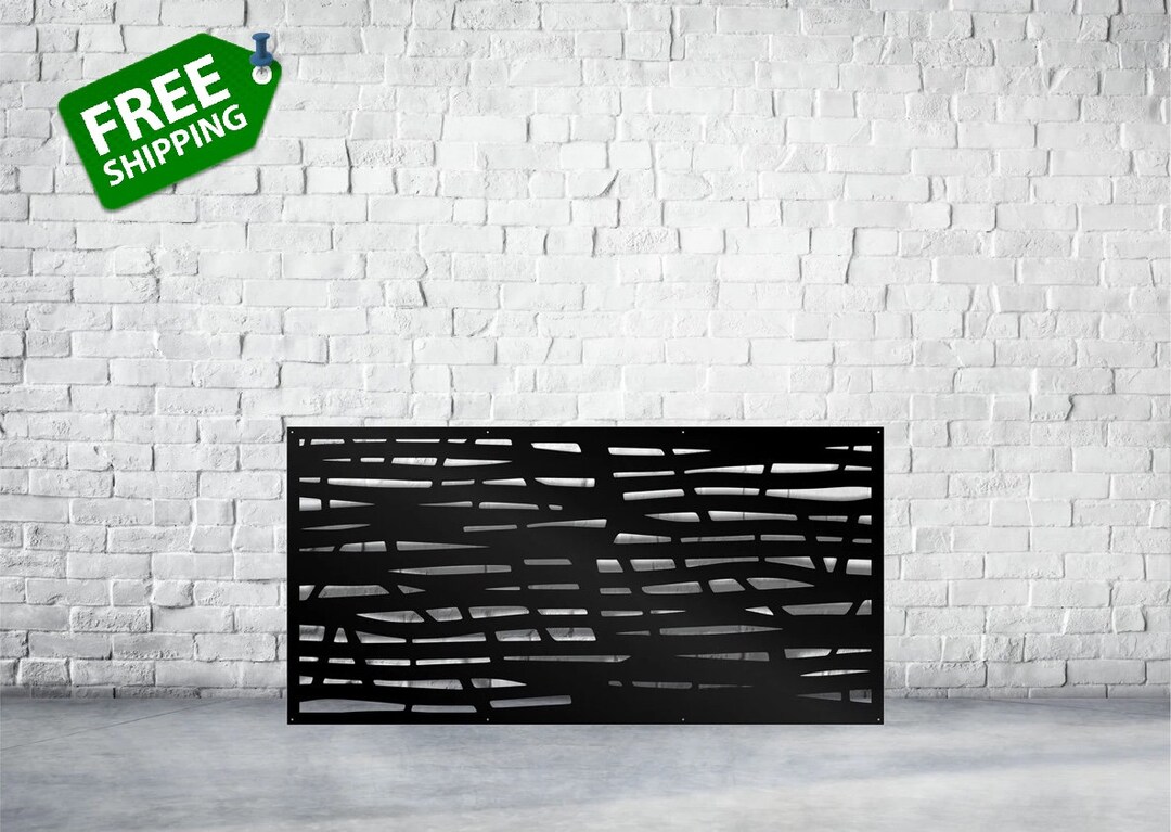 Galvanized Steel Wall Decor, Outdoor Wall Decor, Home Decor, Metal ...