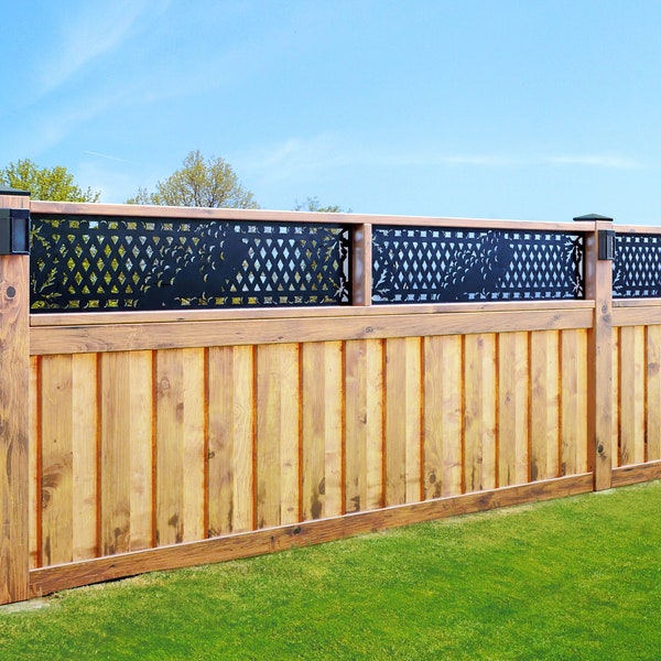 Decorative Metal Fence Toppers - Etsy