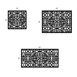 Aluminum Panel With Patterns, a Panel That Won't Rust, Carriage Flower ...