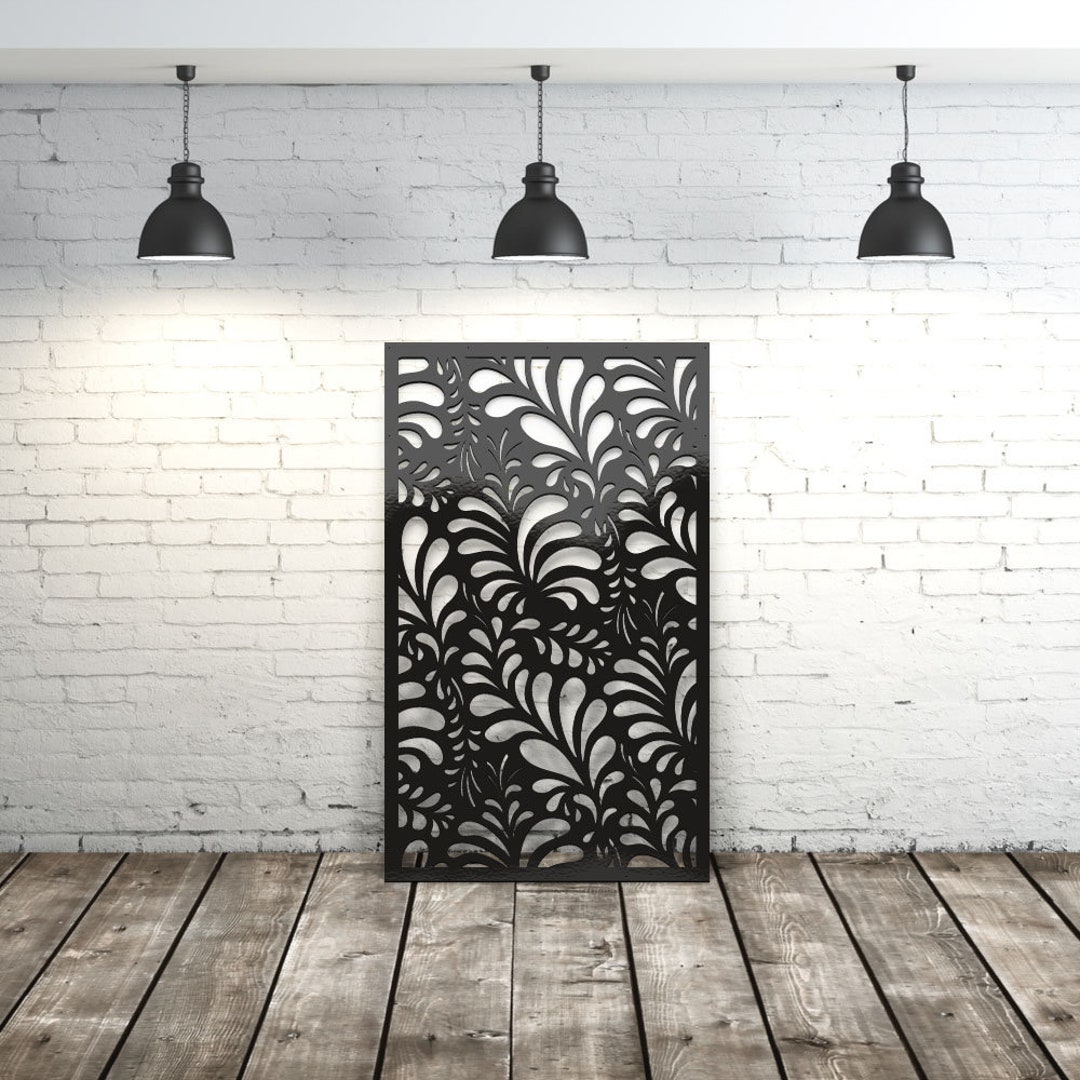 Aluminum Decor Panel Home Decor Decorative Paneling / Fern Leaves ...