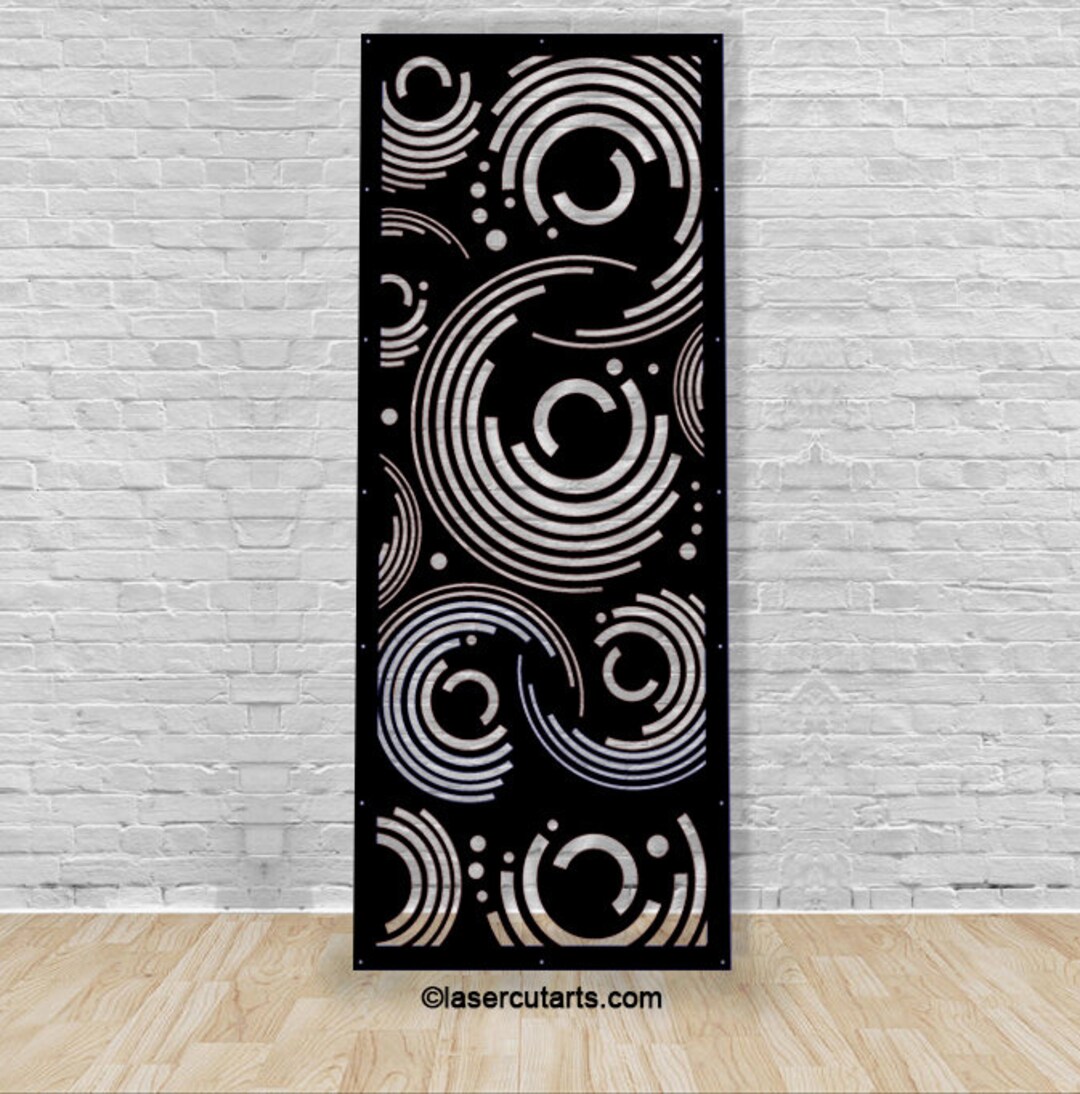 Decorative Metal Privacy Screens / Semi-circle Privacy Panel - Etsy