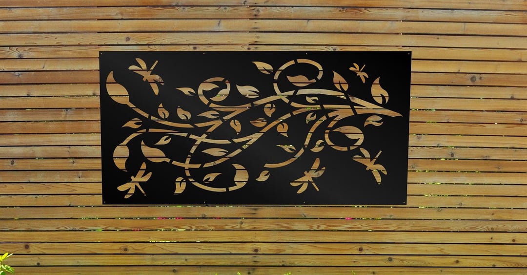 Aluminum Metal Panel Inserts, Decorative Privacy Screen, Wall Art ...