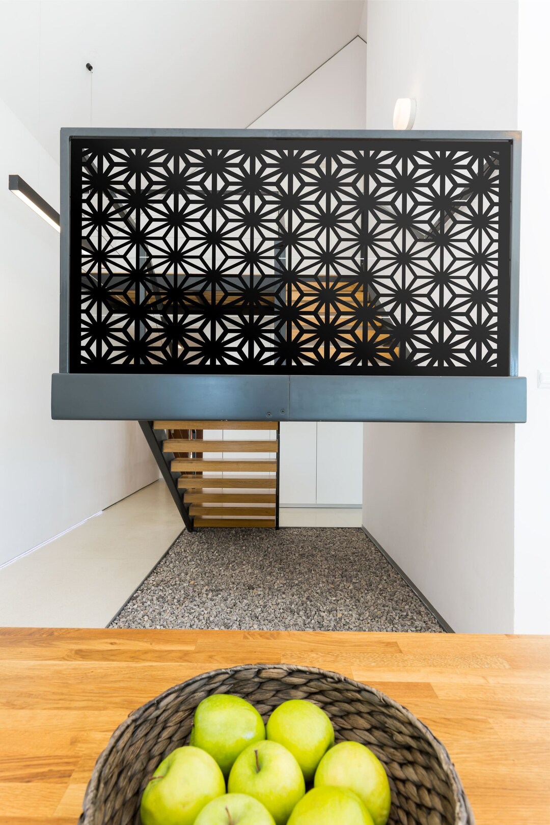Steel Metal Privacy Screen, Laser Cut Decorative Steel Privacy Panel ...