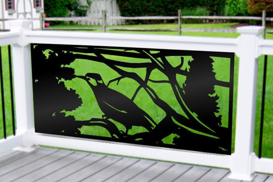 Aluminum Panel for Railings Metal Privacy Screens Bird Panel Outdoor ...