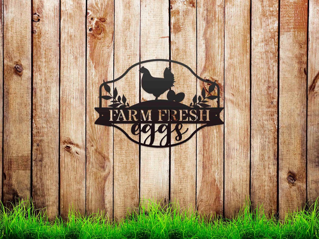 Chicken Farm Sign,metal Chicken Coop Sign,personalized Hen House Sign ...