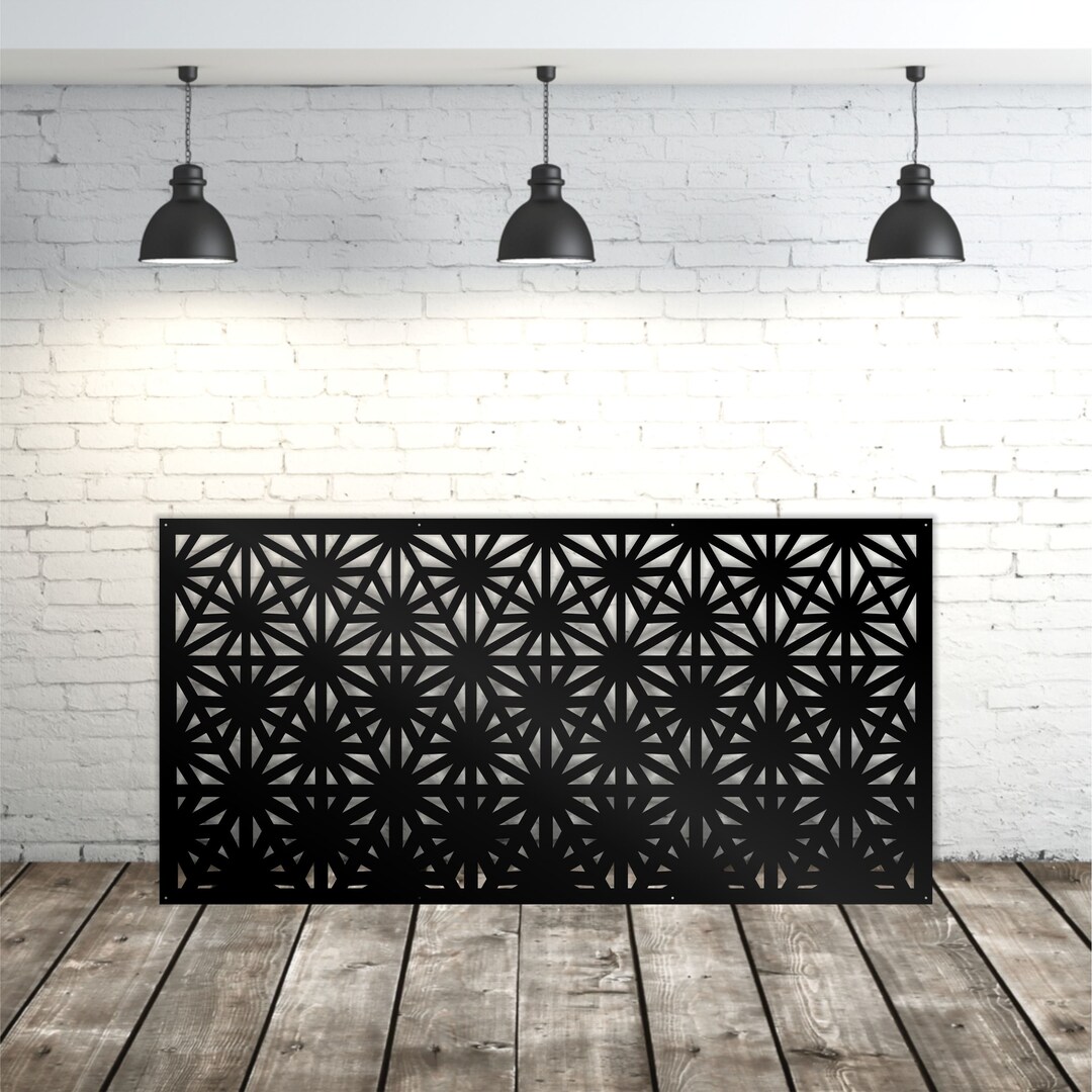 Aluminum Privacy Screen, Laser Cut Decorative Aluminum Privacy Panel ...