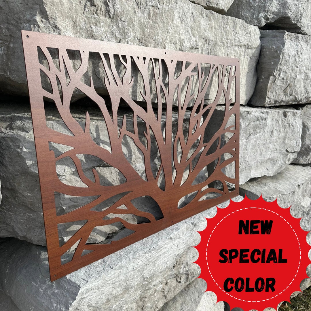 Wooden Aluminum Tree Trunk Panel, Aluminum Panel, Aluminum Will Not ...