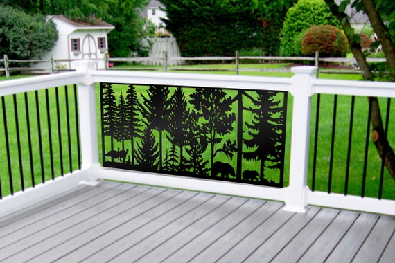 Mothers Day Veranda or Terrace Fencing Turkey and Bear Panels Outdoor indoor Living Metal Privacy Screen Etsy Sweden