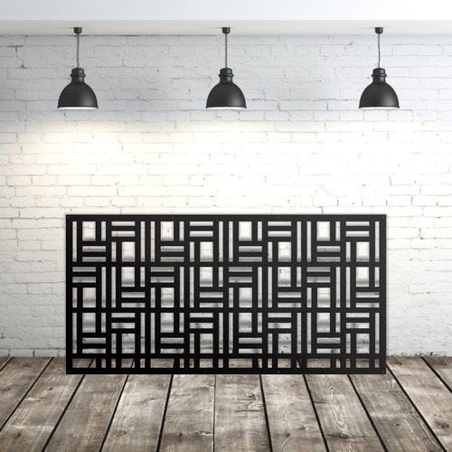 Large Rustic Metal Wall Decor Sun Panel Outdoor Garden Fence - Etsy