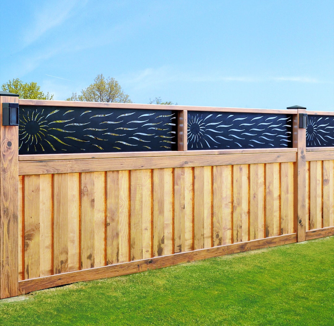 Aluminum Fence Topper Balcony, Deck Panel, Custom Order, Balcony Panels ...