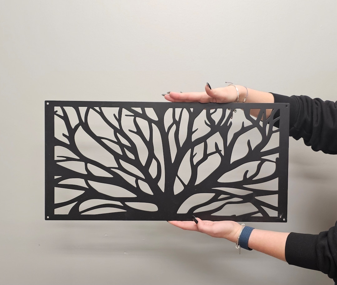 Decorative Metal Panel for Home and Garden, Modern Wall Decor, Outdoor ...