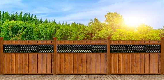 Fence Toppers Metal Decorative Panels Laser Cut Arts - Etsy