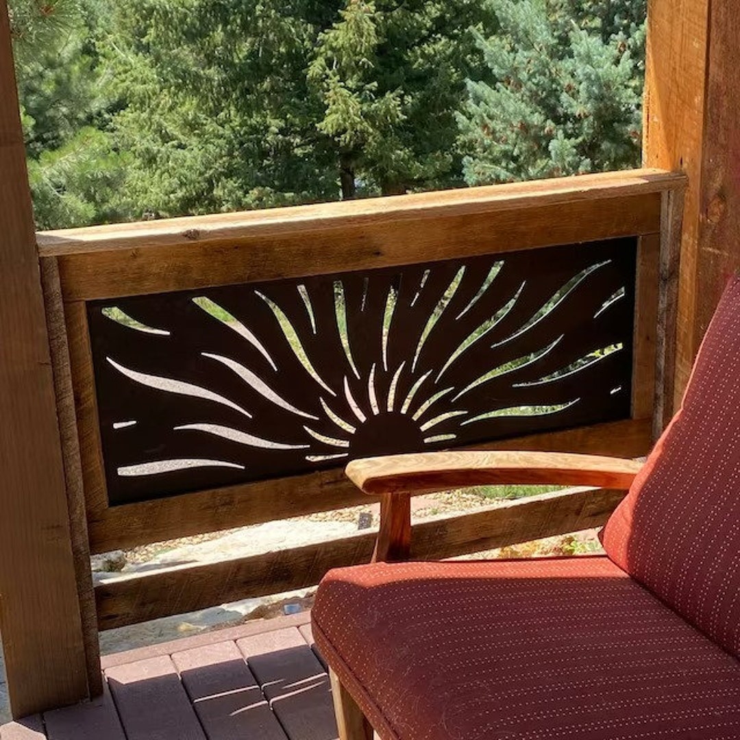 Aluminum Decor Panel Railing Custom Panels / Room Divider / Sun Privacy ...