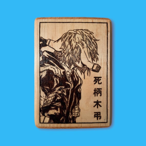 Wood & Linocut Prints Woodburning Tomura Shigaraki My Hero Academia ...