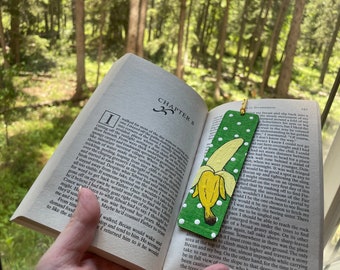 Banana Bookmark - Etsy