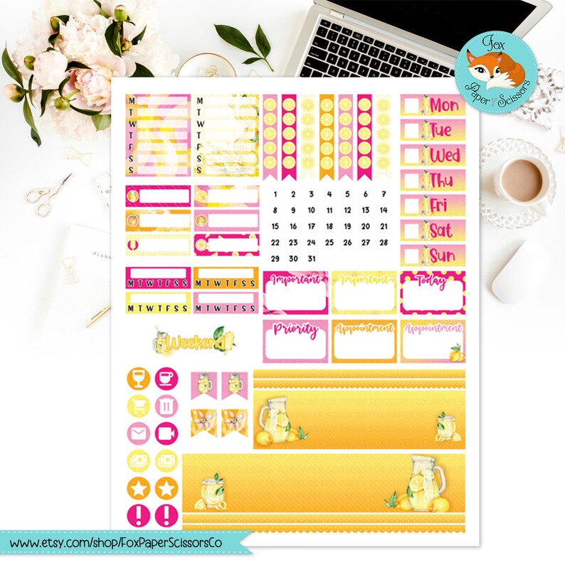 Printable Weekly Planner Kit | Erin Condren, Happy Planner, Plum Paper ...