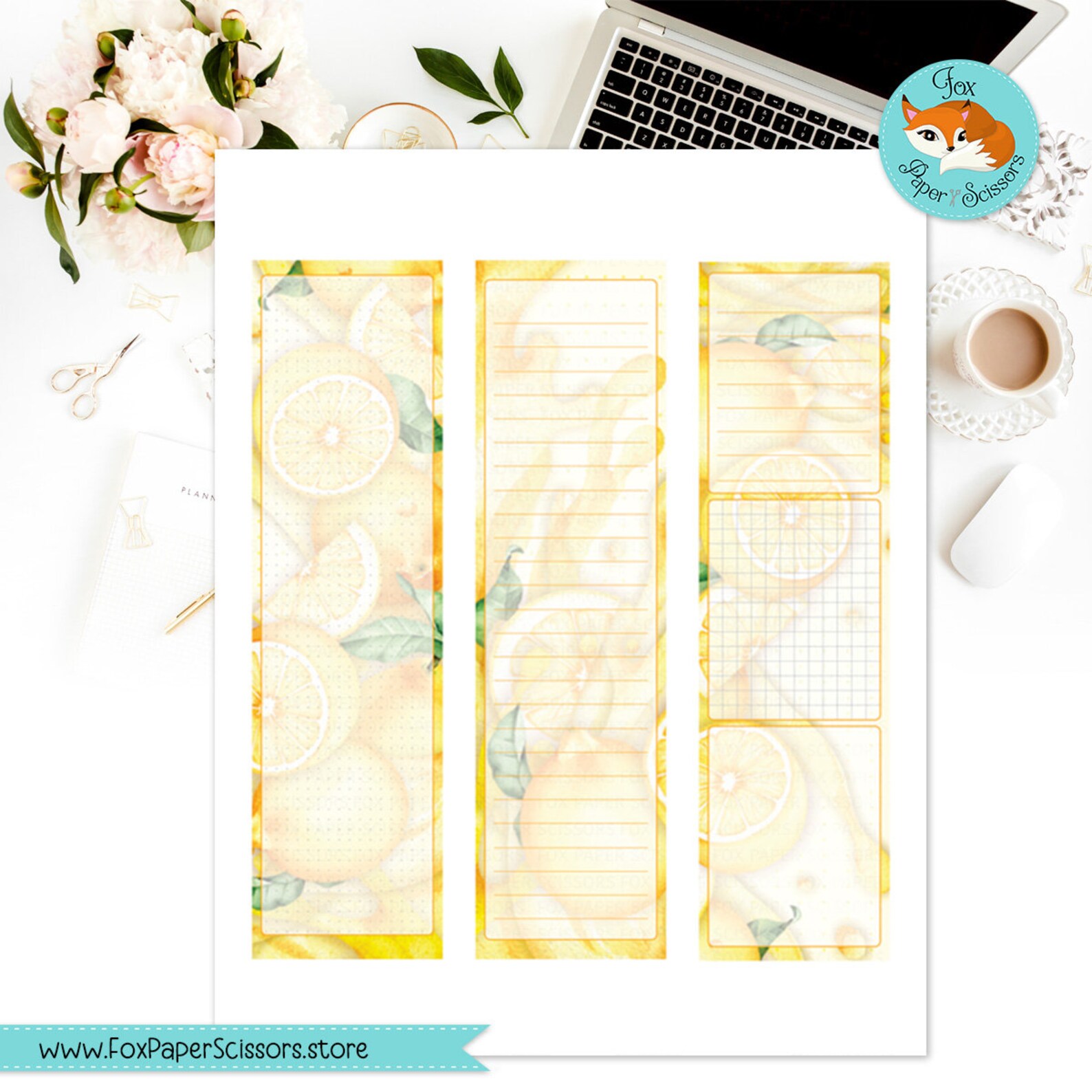 Happy Planner Printable Monthly Dashboard Lemonade HP Classic 7x9 ...