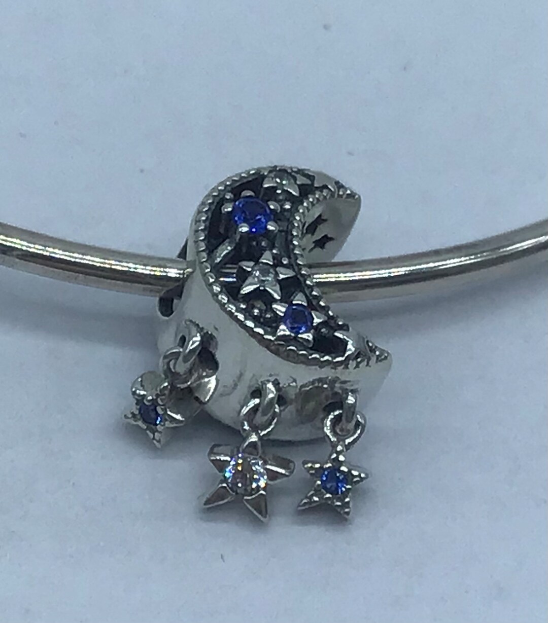 Pandorastar & Crescent Moon Charm Silver S925 ALE #799643C01 (ZA84-9 ...