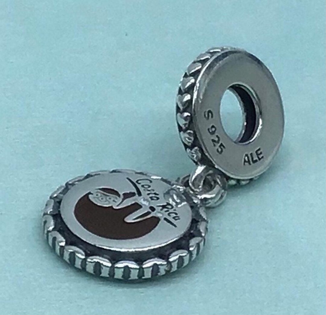 Pandora,”costa Rica Sloth” Dangle Pendant Charm S925ALE (ZP108-9) - Etsy