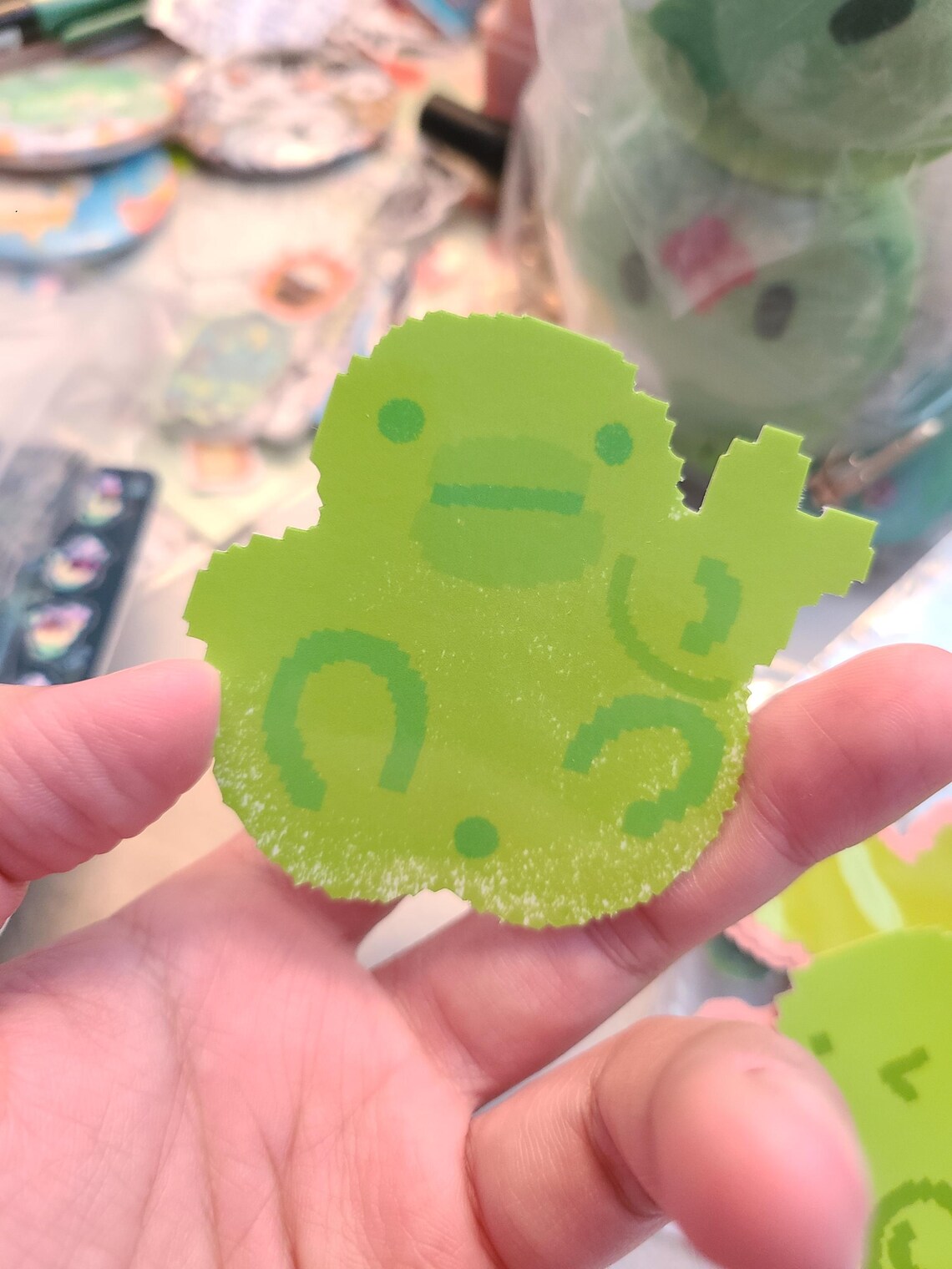 TAMAGOTCHI STICKERS: Kuchipatchi, Ichigotchi Pixel Die-cut Stickers, 1 ...