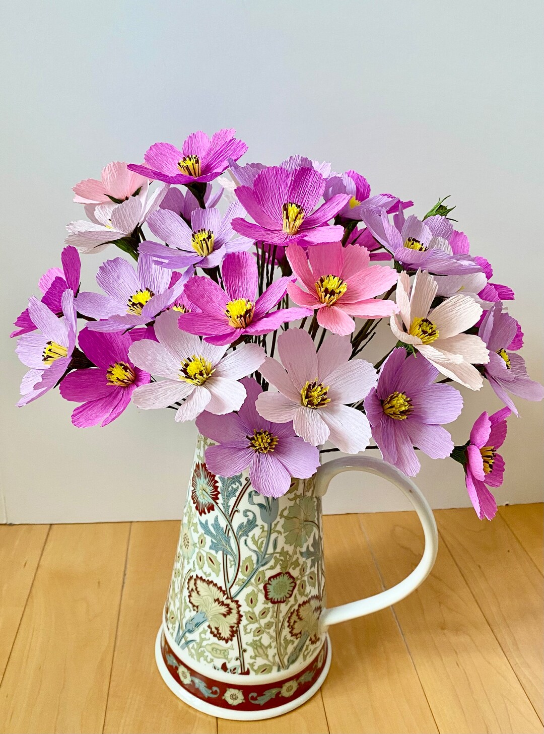 Cosmos Paper Flowers Handmade Eco Friendly - Etsy