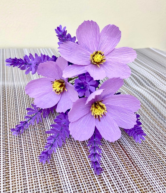 Purple Cosmo Flower