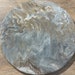 Epoxy Side Table - Chocolate Granite - Granite Marble Small Round Table ...