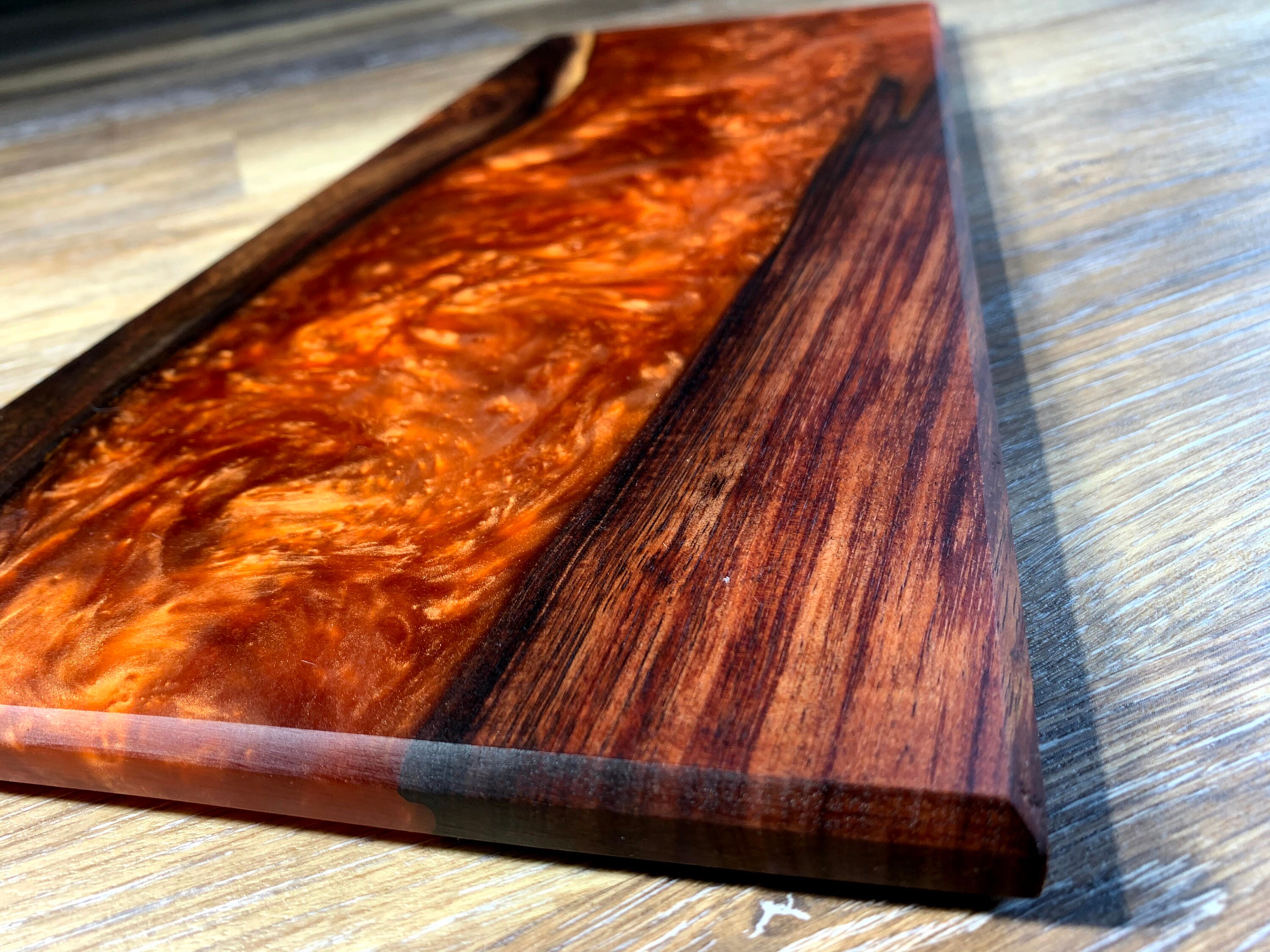 Hawaiian Acacia Charcuterie BoardWall Art with Lava Epoxy \u2013 ...