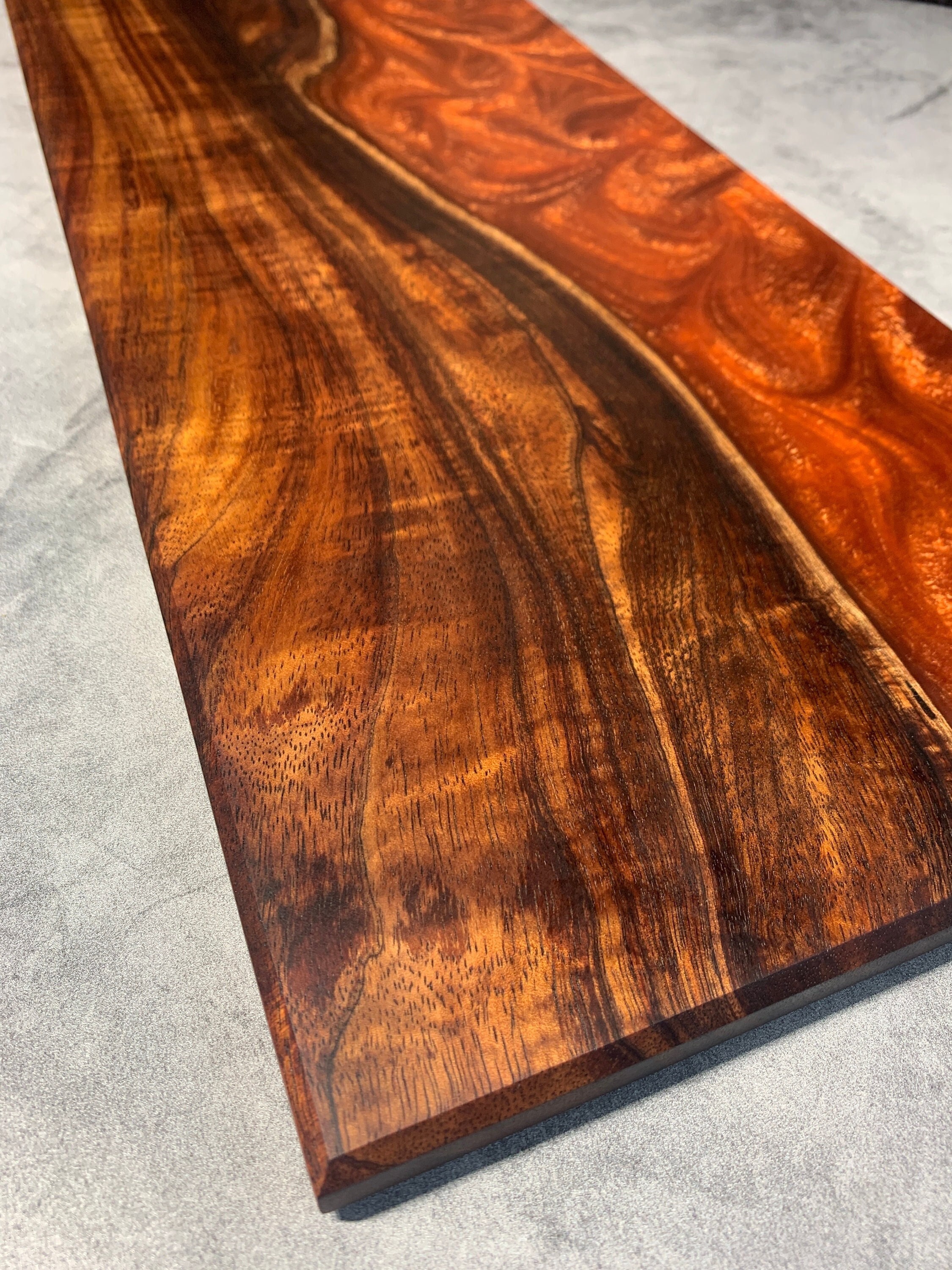 Hawaiian Acacia Charcuterie BoardWall Art with Lava Epoxy \u2013 ...
