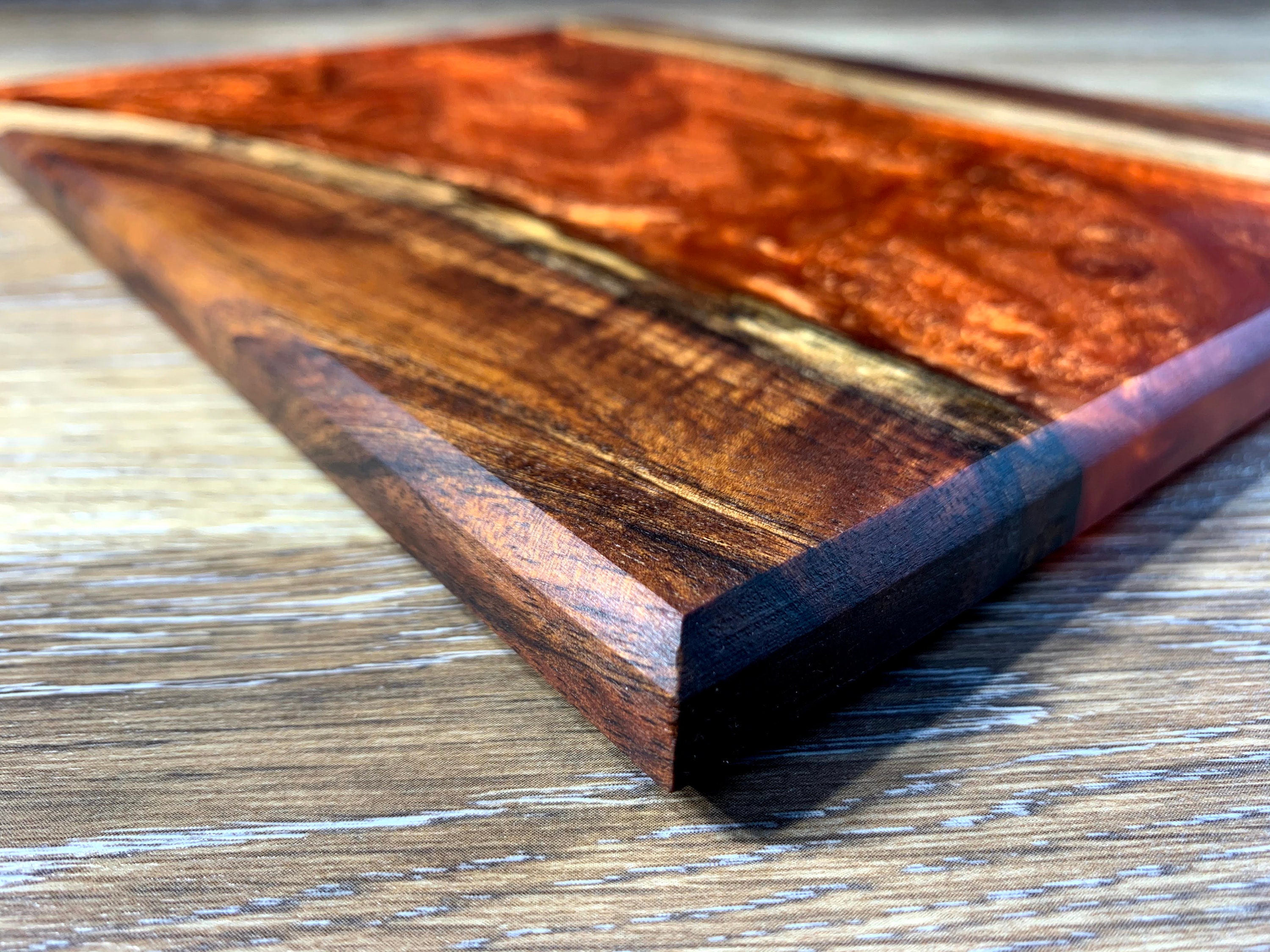 Hawaiian Acacia Charcuterie BoardWall Art with Lava Epoxy \u2013 ...