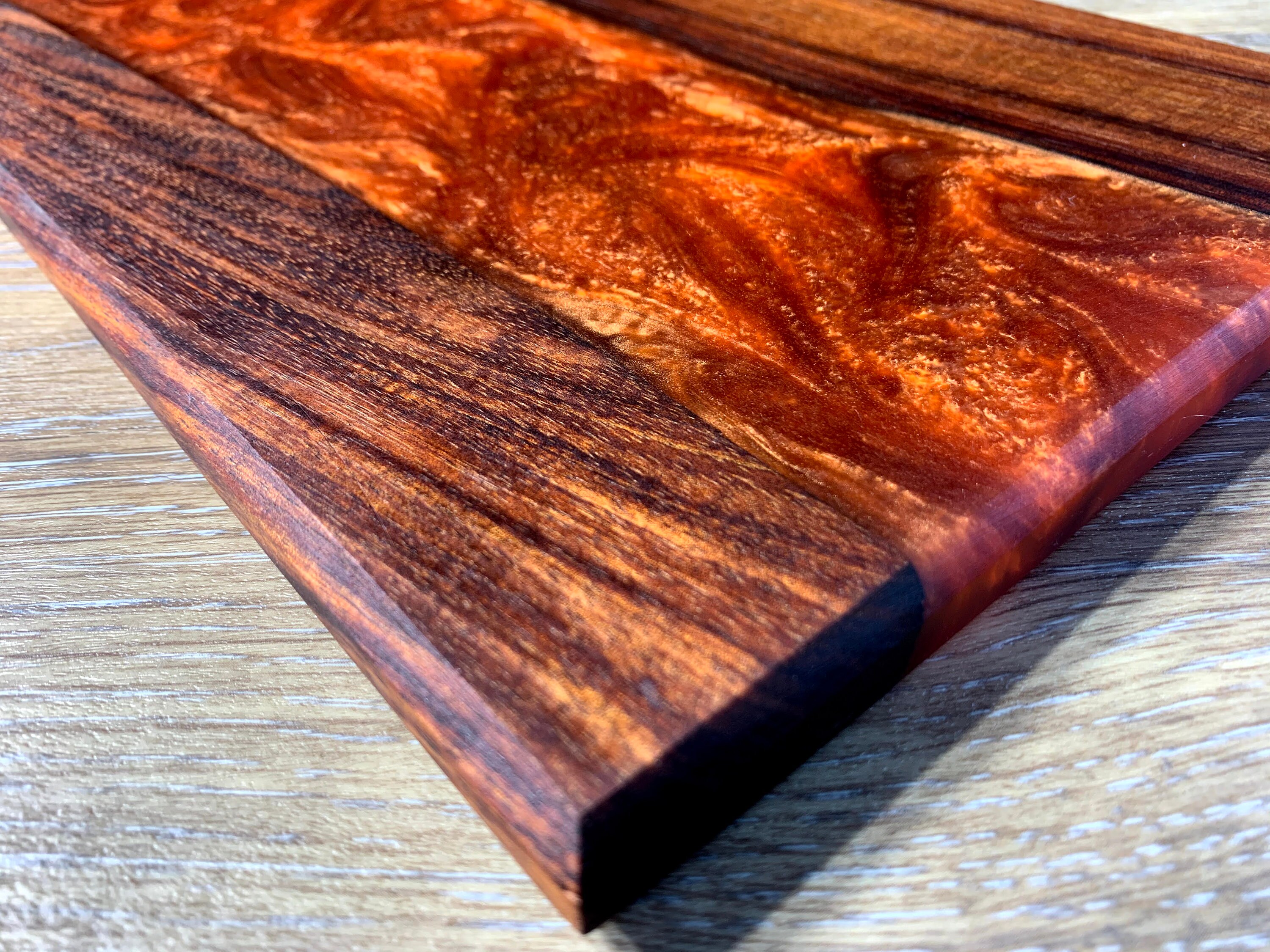 Hawaiian Acacia Charcuterie BoardWall Art with Lava Epoxy \u2013 ...