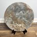Epoxy Side Table Chocolate Granite Granite Marble Small Round Table ...