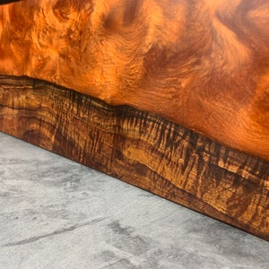 Live Edge Koa hawaiian Acacia XL Charcuterie Board/wall Art With Lava ...