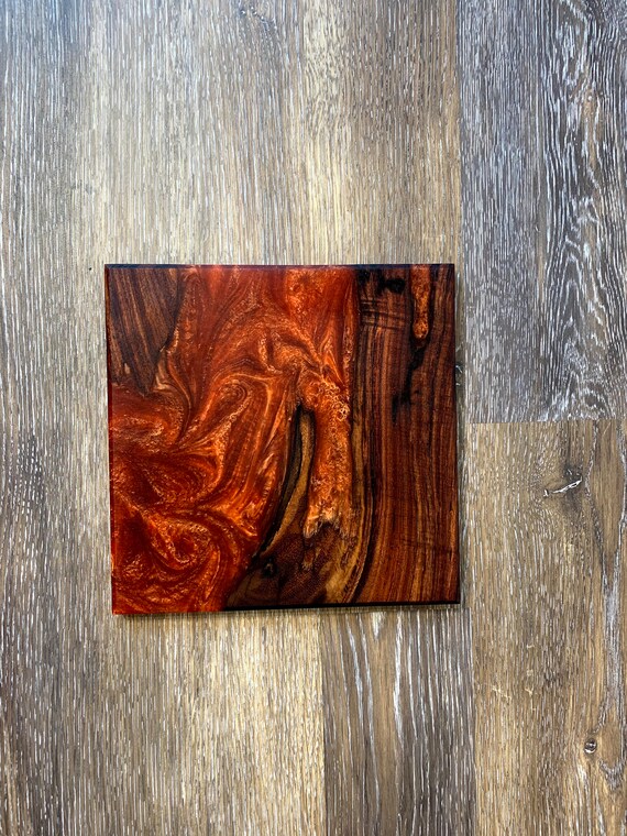 Hawaiian Acacia Charcuterie BoardWall Art with Lava Epoxy \u2013 ...