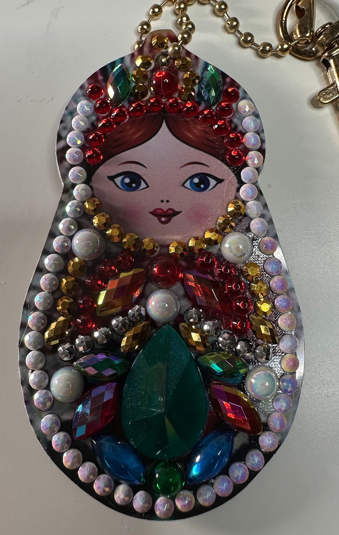 Diamond Art Keychain - Etsy