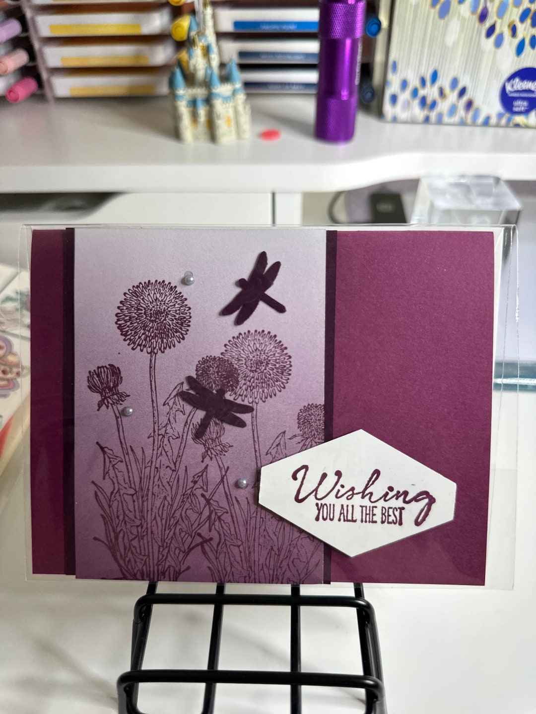 Greeting Card Happy Birthday Dragonfly - Etsy