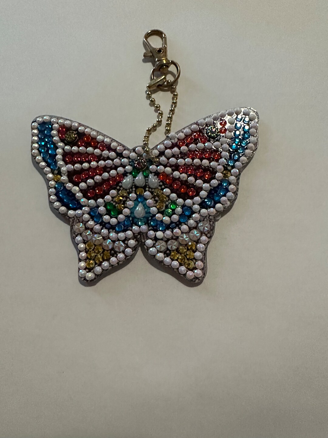 Diamond Art Key Chain - Etsy