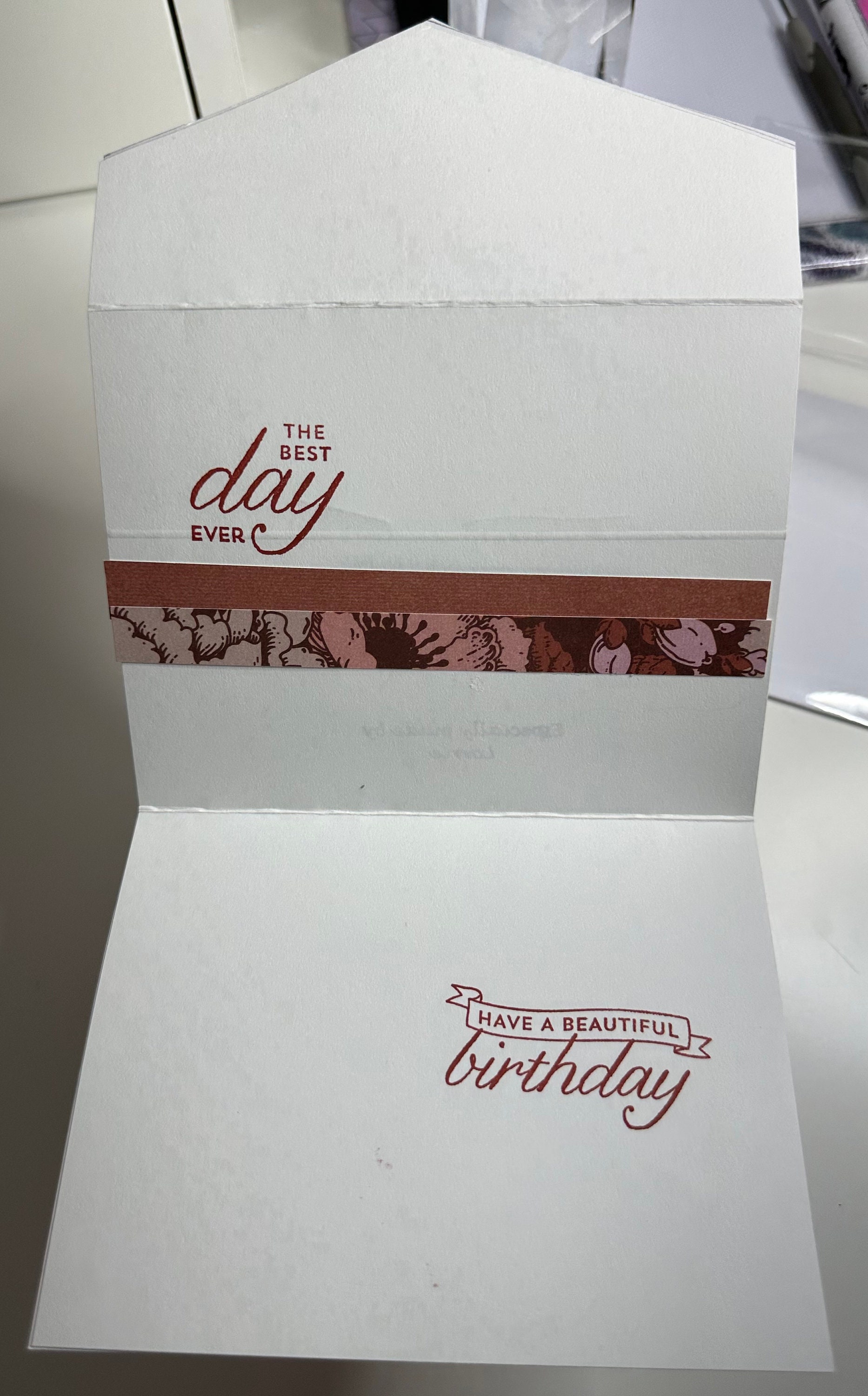 Greeting Card Happy Birthday Envelope of Love - Etsy